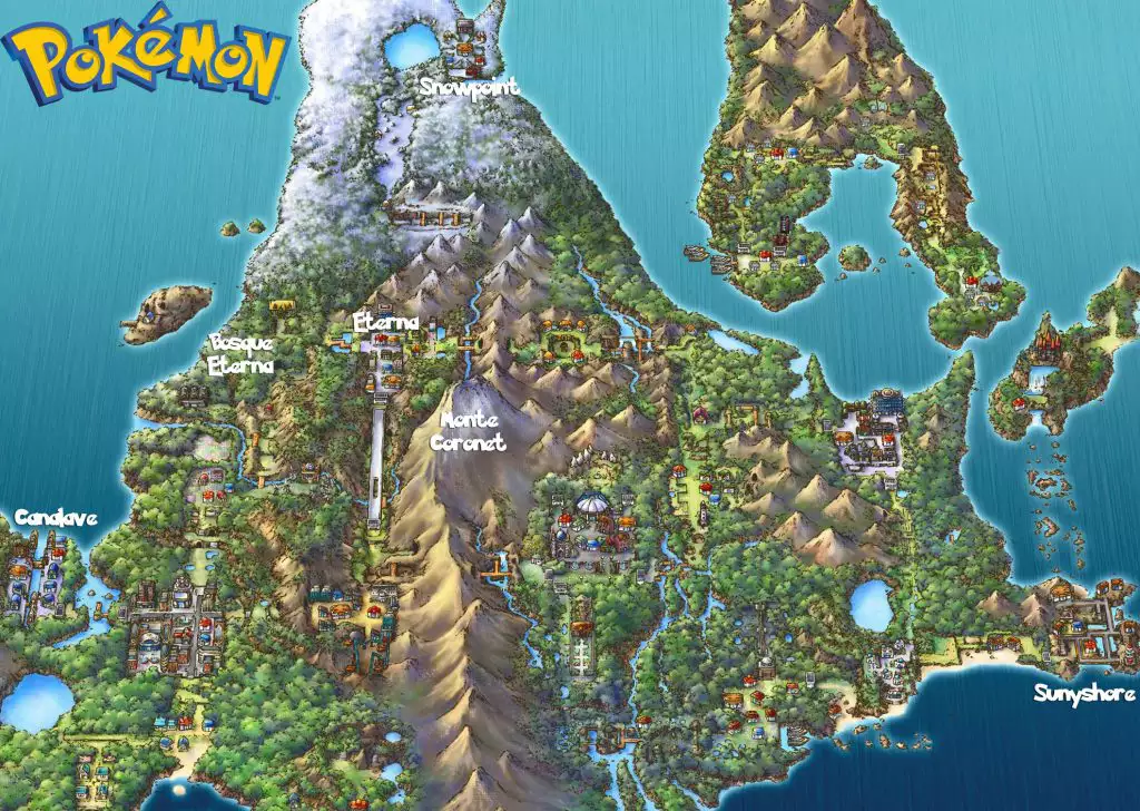 Todas las regiones de Pokémon: Su historia y curiosidades