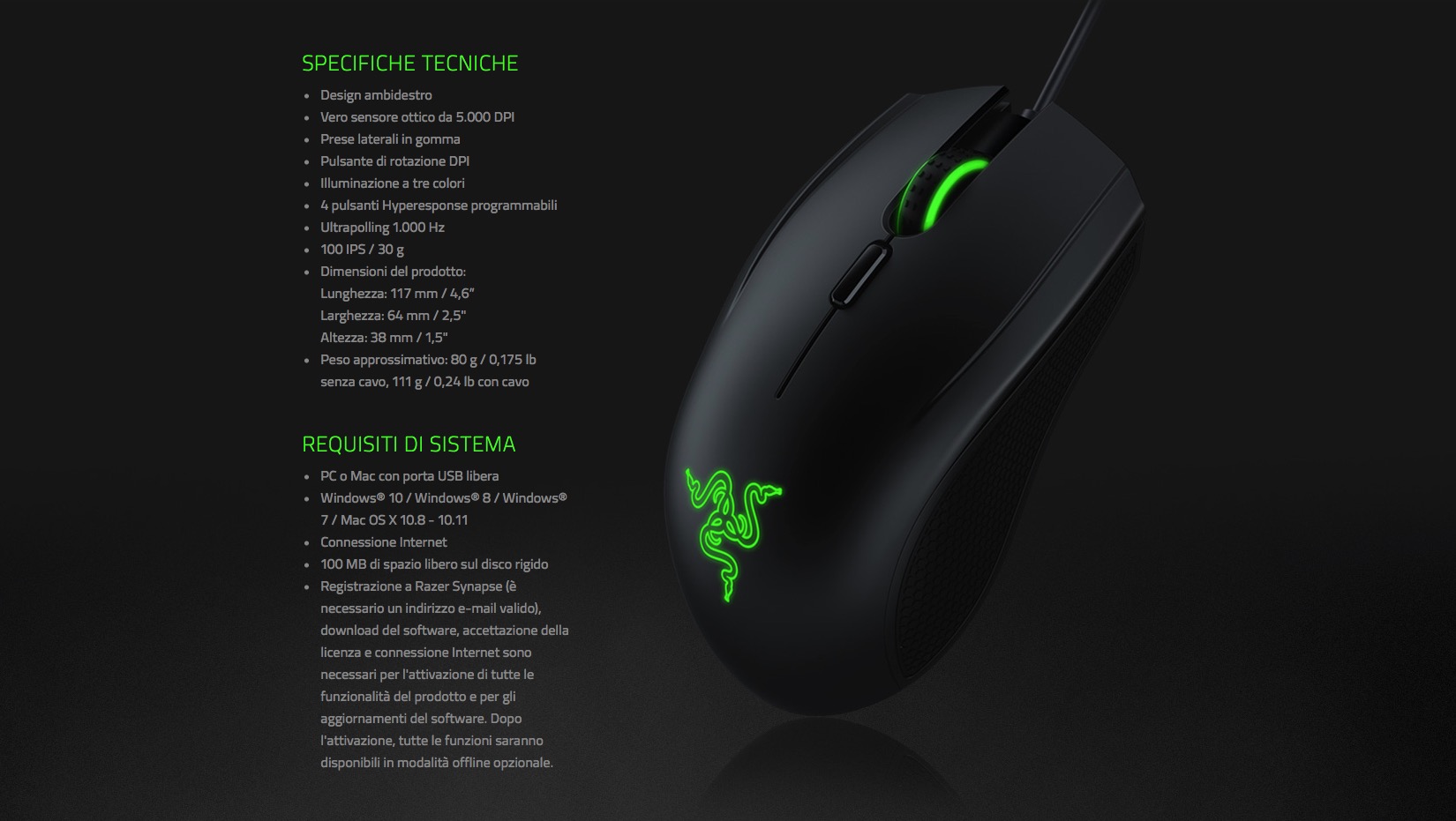 Razer anuncia su nuevo ratón gaming Razer Abyssus V2