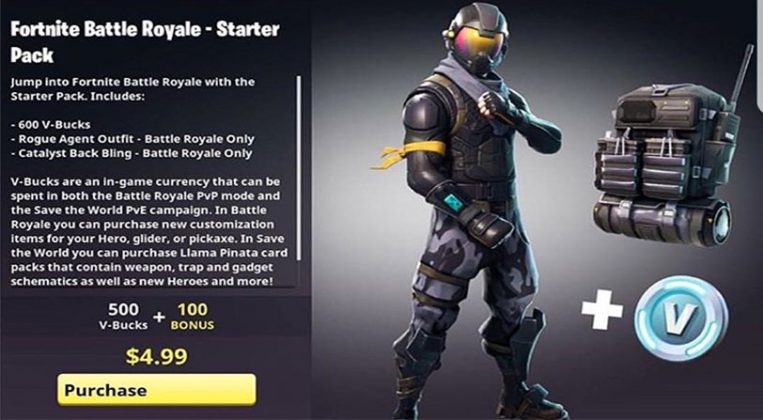 Así es el 'Starter Pack' de Fortnite: Battle Royale que llega mañana