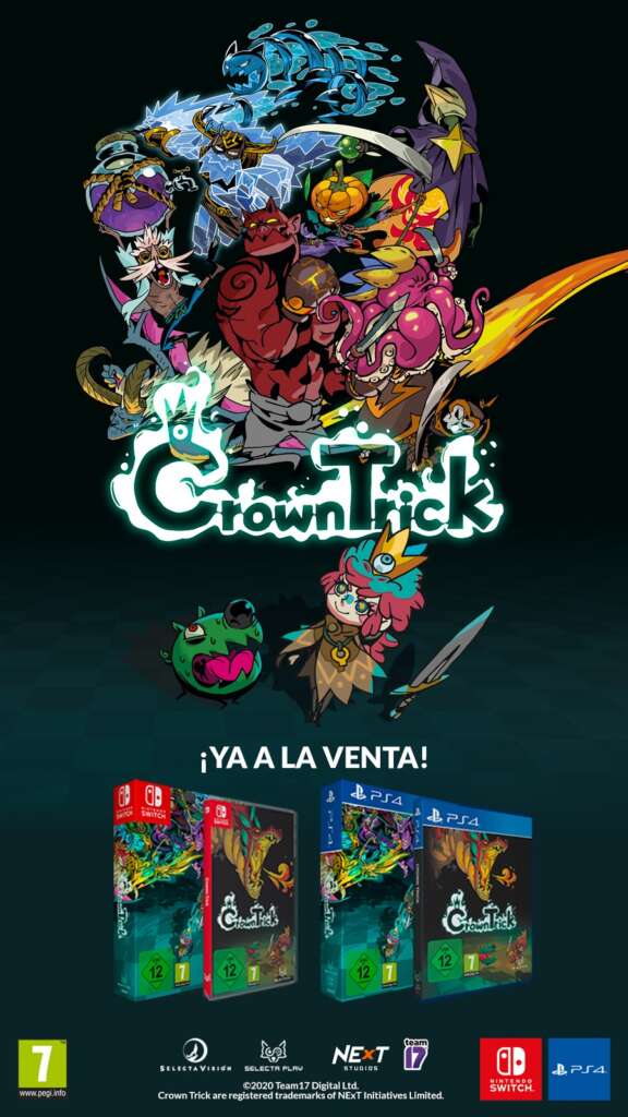 Crown Trick Ya disponible para Switch y PS4 - PureGaming